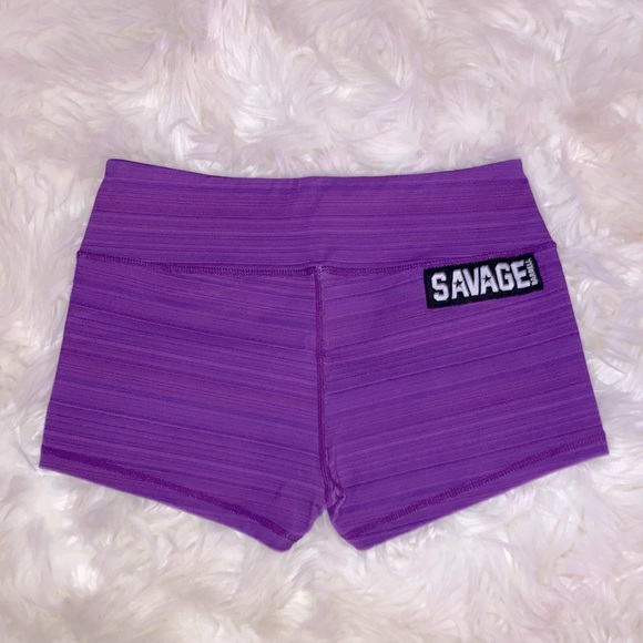 Savage Barbell | Shorts | Savage Barbell Purple Shorts M | Poshmark